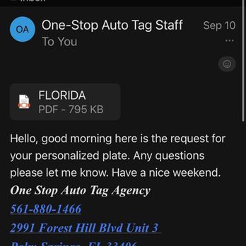 ONE-STOP AUTO TAG AGENCY - Updated October 2025 - 21 Reviews - 1736 S ...