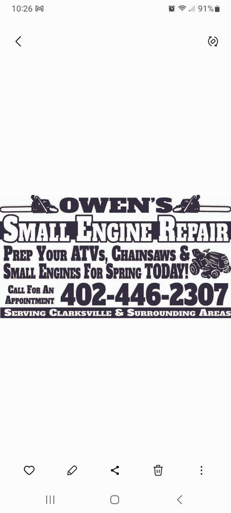 OWENS SMALL ENGINE REPAIR SHOP - Updated December 2025 - 403 S K St ...