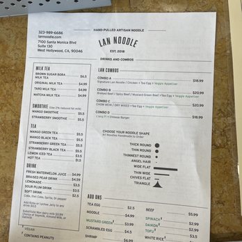 LAN NOODLE - Updated July 2024 - 275 Photos & 164 Reviews - 7100 Santa ...