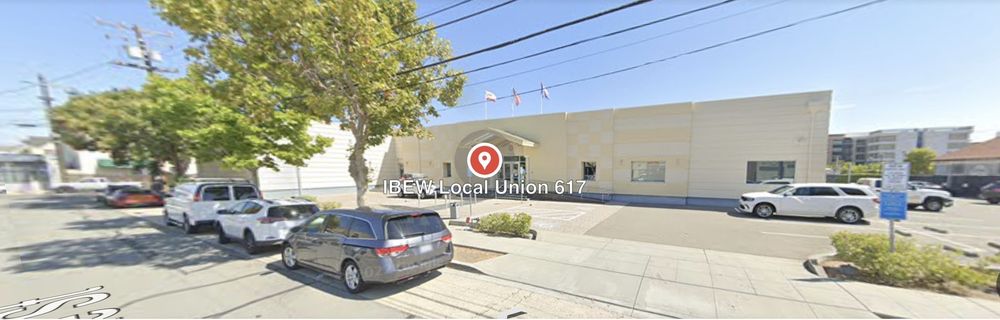 IBEW LOCAL 617 - Updated May 2025 - 1701 Leslie St, San Mateo ...