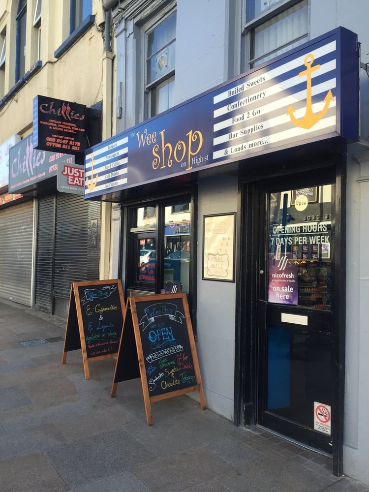 THE WEE SHOP - Vape Shops - 18 High St, Bangor, North Down, United ...