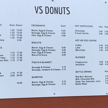 VS DONUTS - Updated December 2025 - 14 Reviews - 1100 Upper Valley Pike ...