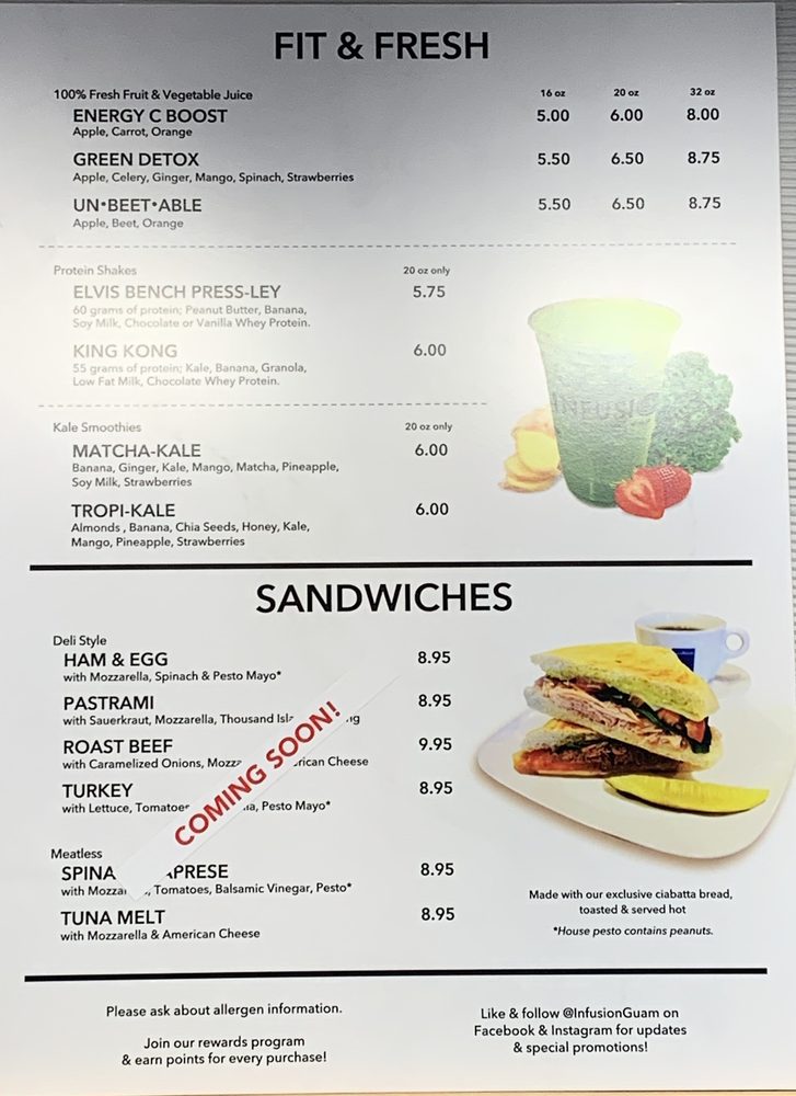 INFUSION COFFEE & TEA - Updated August 2025 - Sumay Memorial St, Sumay ...