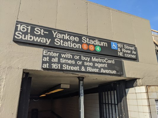 MTA - 161ST STREET - YANKEE STADIUM - Updated September 2024 - 42 ...