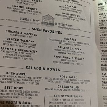 THE SHED RESTAURANT - Updated July 2024 - 1105 Photos & 957 Reviews ...