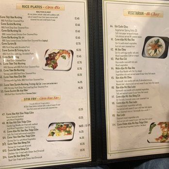 Pho viet menu store