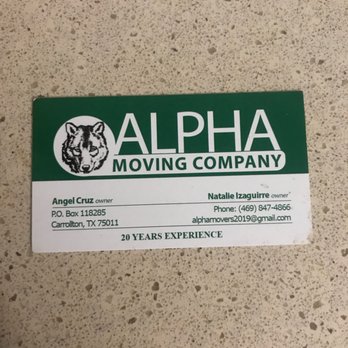 ALPHA MOVING COMPANY - Updated November 2025 - 36 Photos & 11 Reviews ...