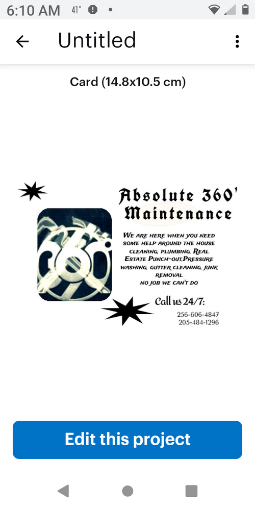 ABSOLUTE 360 MAINTENANCE - Request a Quote - Hillsboro, Alabama - Home ...