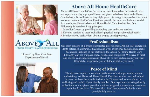 ABOVE ALL HOME HEALTH CARE SERVICES - Updated April 2025 - 8615 65th Dr ...
