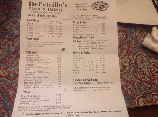 DEPETRILLO’S PIZZA & BAKERY OF GLOUCESTER - Updated October 2025 - 12 ...