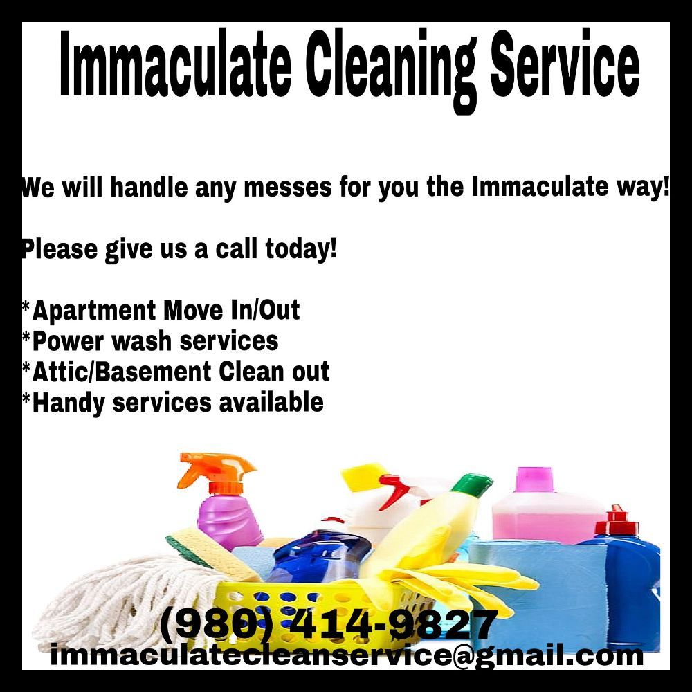 IMMACULATE CLEANING SERVICE - Updated August 2025 - Charlotte, North ...