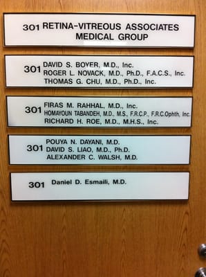 RETINA-VITREOUS ASSOCIATES MEDICAL GROUP - Updated October 2025 - 14 ...