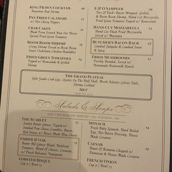 EMBER & OAK PRIME - Updated May 2025 - 52 Photos & 19 Reviews - 5915 ...