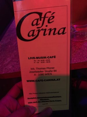CAFÉ CARINA - Updated August 2024 - 17 Reviews - Josefstädter Str. 84 ...