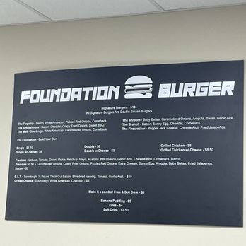 FOUNDATION BURGER - Updated June 2024 - 14 Photos & 15 Reviews - 5419 ...