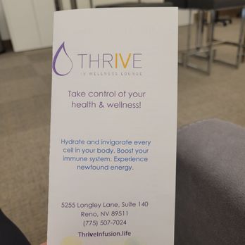 THRIVE INFUSION - Updated December 2025 - 32 Photos - 5255 Longley Ln, Reno, Nevada - IV ...