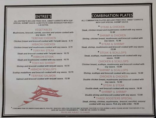 THREE ROOSTER EXPRESS - Updated December 2025 - 704 E 4th Ave, Red ...