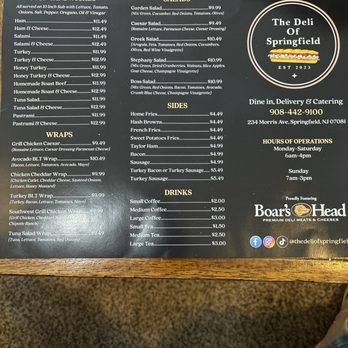 THE DELI OF SPRINGFIELD - Updated October 2025 - 17 Photos - 234 Morris ...