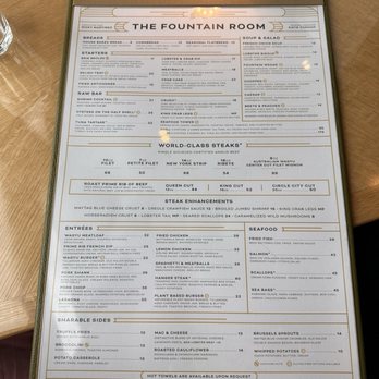 THE FOUNTAIN ROOM - Updated August 2024 - 1139 Photos & 369 Reviews ...