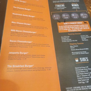 Double dogs menu store