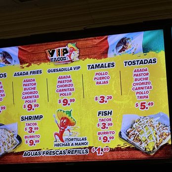 VIP TACOS - Updated April 2025 - 273 Photos & 588 Reviews - 2790 E ...