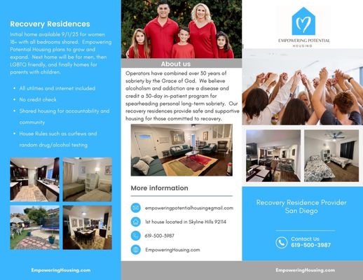 EMPOWERING POTENTIAL HOUSING SOBER LIVING - Updated October 2025 - 31 ...