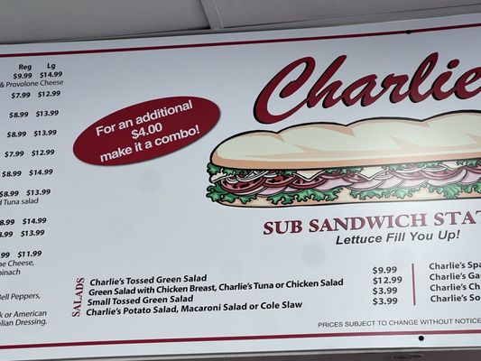 CHARLIE’S SUB SANDWICH STATION - Updated October 2024 - 48 Photos & 73 ...