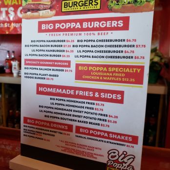 BIG POPPA BURGERS CHICKEN & WAFFLES - Updated December 2025 - 36 Photos ...