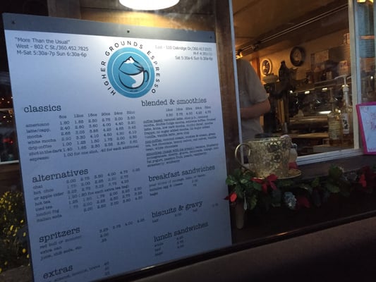 HIGHER GROUNDS ESPRESSO - Updated October 2025 - 14 Reviews - 510 N Oakridge Dr, Port Angeles ...