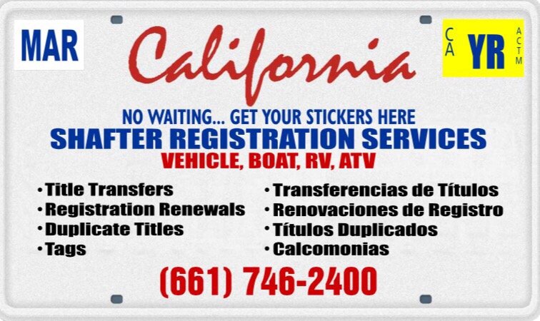 SHAFTER REGISTRATION SERVICES - Updated June 2024 - 159 Central Ave ...