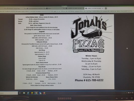 JONAH’S PIZZA - Updated October 2025 - 22 Reviews - 3373 Highway 48 N ...