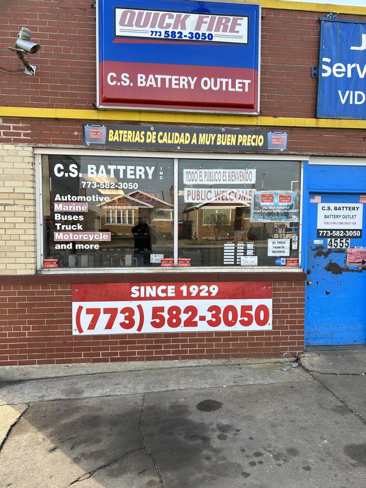CS BATTERY COMPANY - Updated October 2025 - 4555 W 59th St, Chicago ...