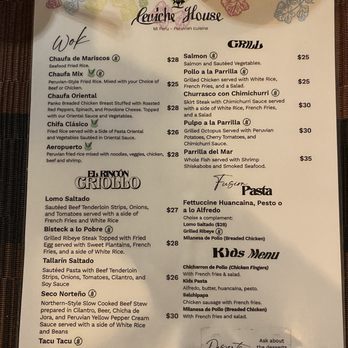 CEVICHE HOUSE PERU - Updated November 2024 - 84 Photos & 54 Reviews ...