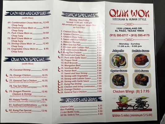 QUIK WOK - 17 Photos & 27 Reviews - 1320 Lomaland Dr, El Paso, Texas ...