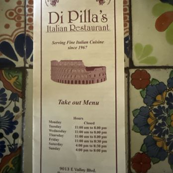 DI PILLA’S ITALIAN RESTAURANT - Updated May 2026 - 1181 Photos & 1009 ...