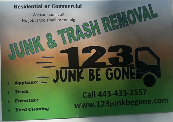 123 JUNK BE GONE - Updated July 2025 - Request a Quote - 3942 Park ...