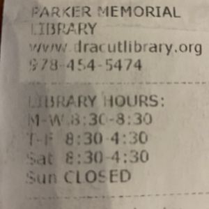 TEWKSBURY PUBLIC LIBRARY - Updated April 2026 - 300 Chandler St ...