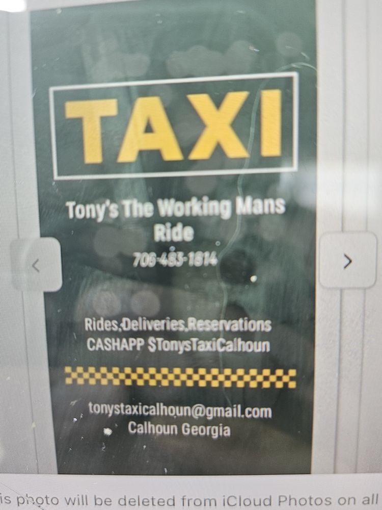 TONY TAXI - Updated August 2025 - Calhoun, Georgia - Taxis - Phone ...