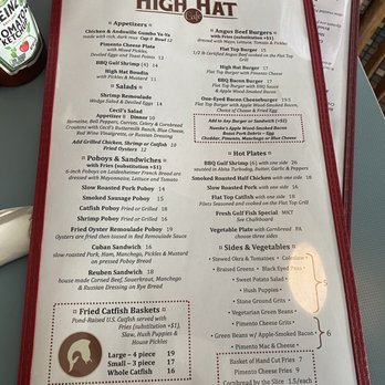 HIGH HAT CAFE - Updated June 2024 - 804 Photos & 650 Reviews - 4500 ...