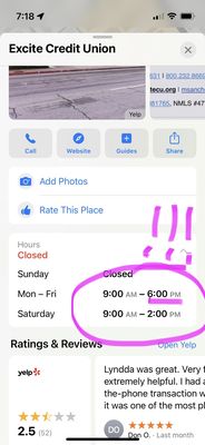 EXCITE CREDIT UNION - Updated December 2025 - 77 Reviews - 265 Curtner ...