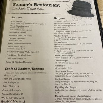 FRAZER’S PLACE - Updated August 2024 - 31 Photos & 62 Reviews - 2066 US ...