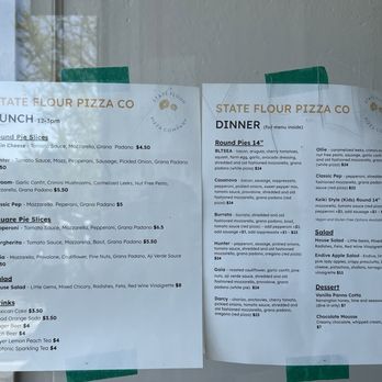 STATE FLOUR PIZZA - Updated January 2025 - 69 Photos & 77 Reviews ...