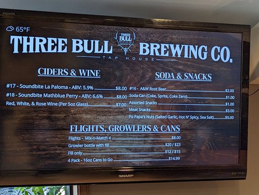 THREE BULL BREWING - Updated December 2025 - 47 Photos & 14 Reviews ...