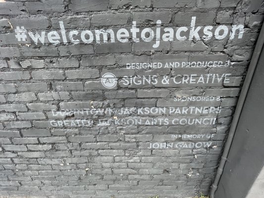 WELCOME TO JACKSON MURAL - Updated December 2024 - 546 E Pearl St ...