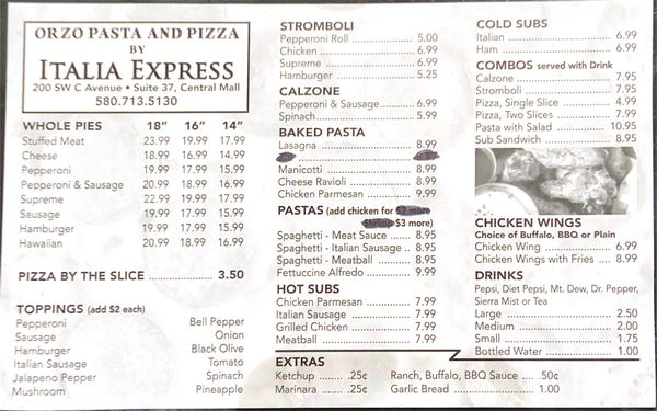 ITALIA EXPRESS - Updated November 2025 - 200 SW C Ave, Lawton, Oklahoma ...