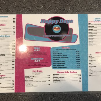 HAPPY DAYS FAMILY PANCAKE HOUSE - Updated July 2024 - 37 Photos & 21 ...