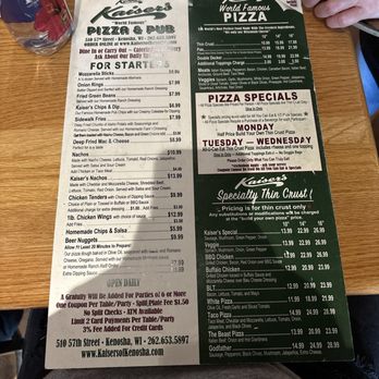 KAISER’S PIZZA & PUB - Updated January 2026 - 163 Photos & 250 Reviews ...