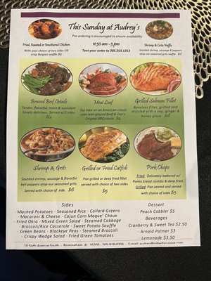 AUDREY’S RESTAURANT - 10 6th Ave S, Birmingham, Alabama - Soul Food ...