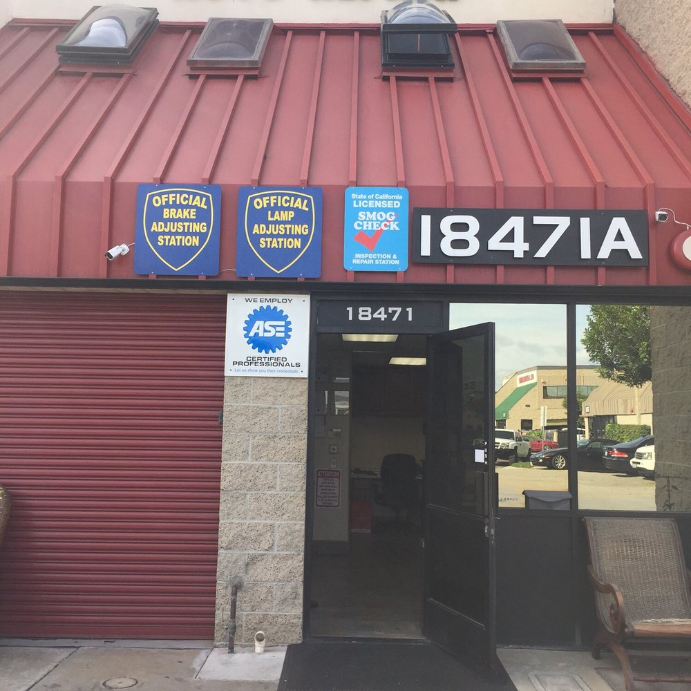 Listing Of California State Licensed Brake And Light Inspection ...