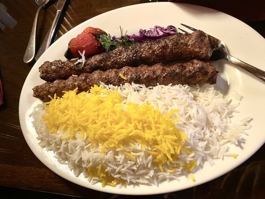 Photo of Zeitoon Grill House - Kirkland, WA, US. Koobideh plate